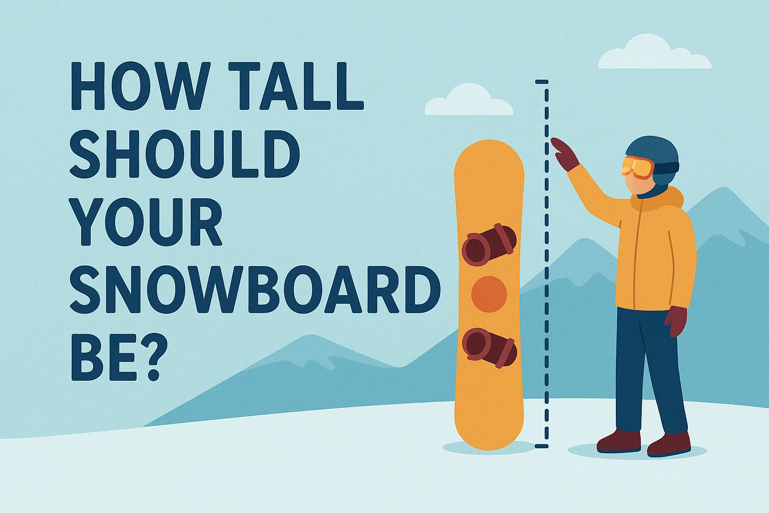 How Tall Should Your Snowboard Be? » Snow Day Ride